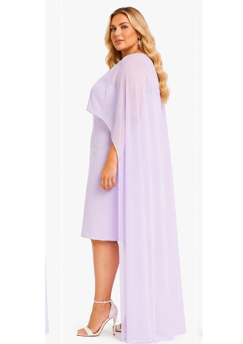 Blanche Cape Top Sewing Pattern PDF | Plus Size Evening Top Pattern ...