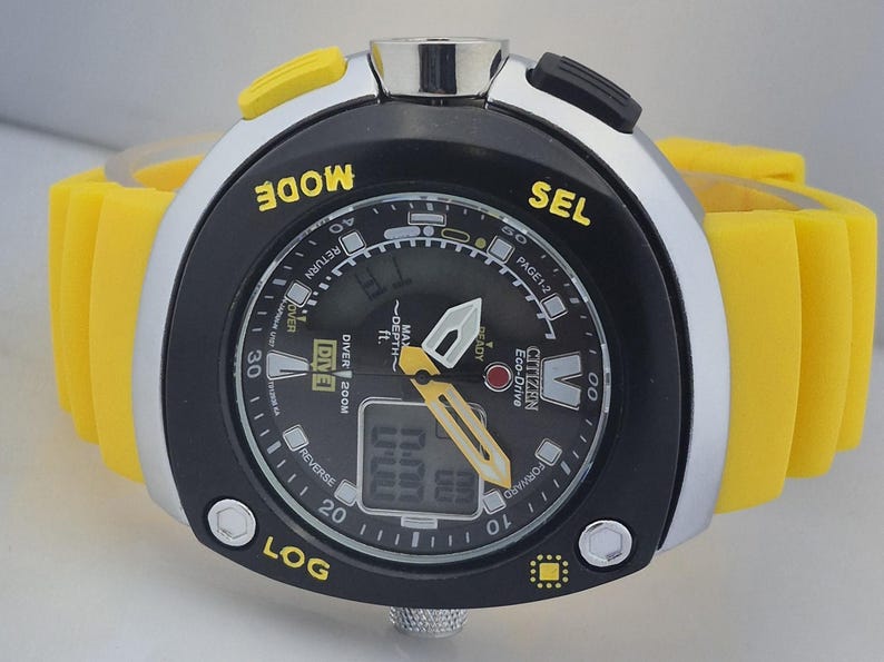 Vintage Citizen Eco-drive Promaster Diver Watch, Men’s Analog Digital ...