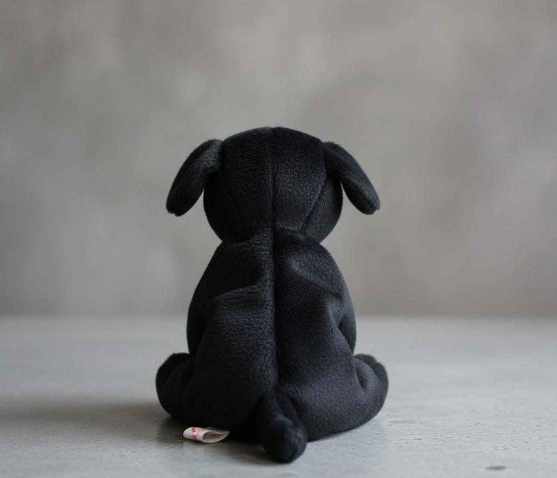 6" Black Labrador Dog Plush Stuffed Animal Toy Retriever Plush - Etsy