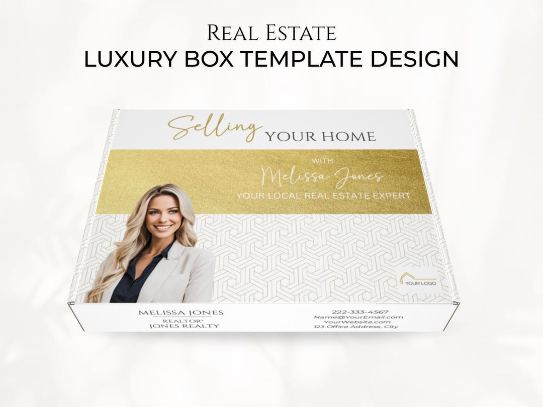 Luxury Listing Presentation Box Template, Real Estate Boxes, Home ...