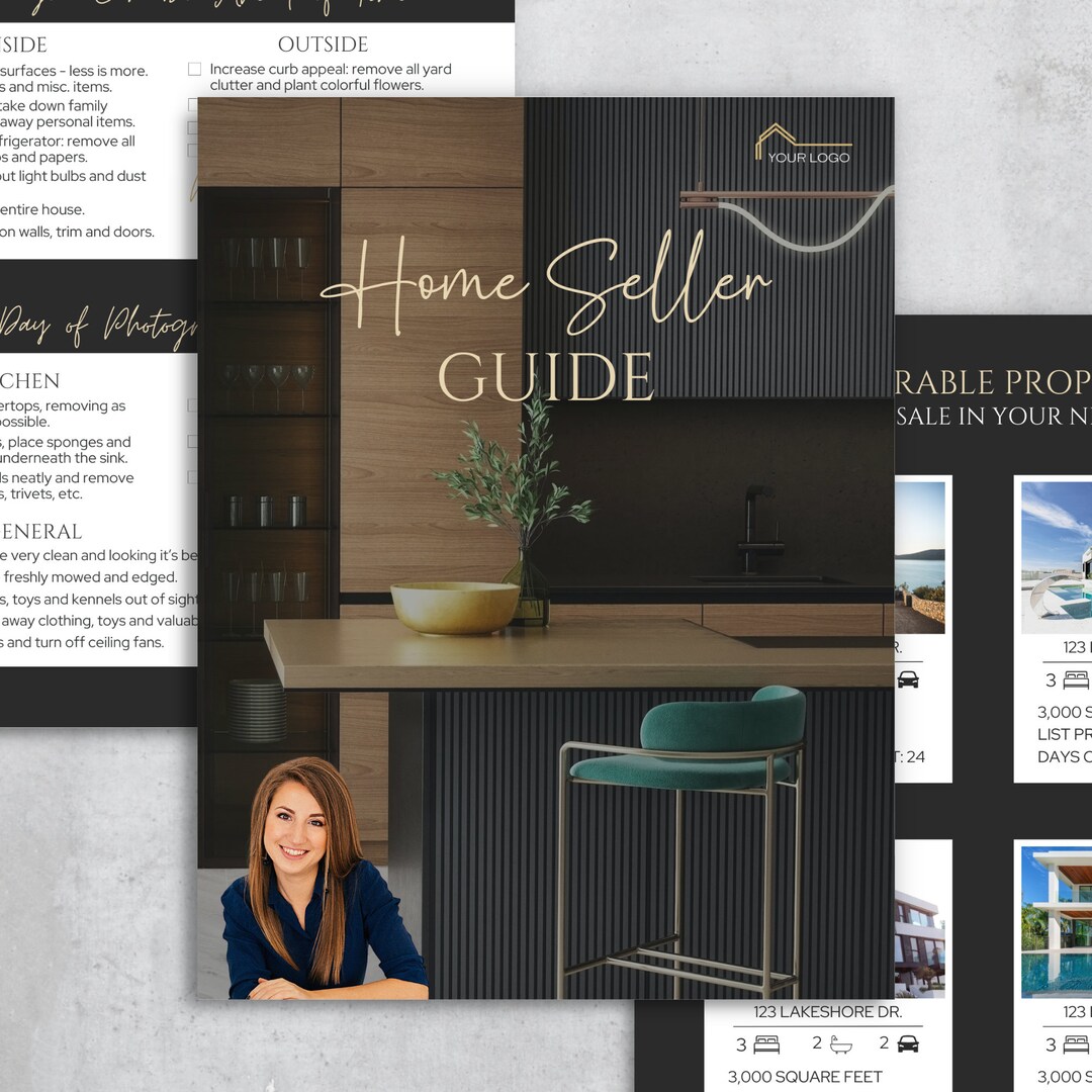 Seller Presentation, Real Estate Listing Packet, Seller Guide Template ...