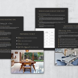 Luxury Real Estate Marketing Templates, Home Buyer and Seller Guides ...