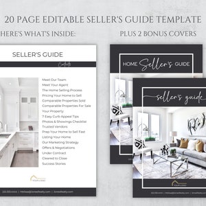 Seller List Presentation, Sellers Guide Real Estate Template, Pre ...