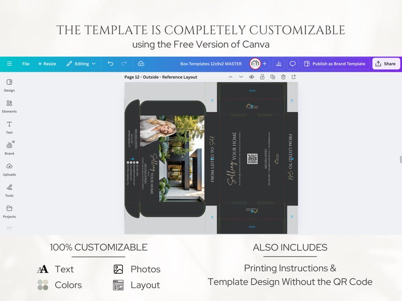 Pre Listing Presentation Box Template, Modern Real Estate Box, Luxury ...