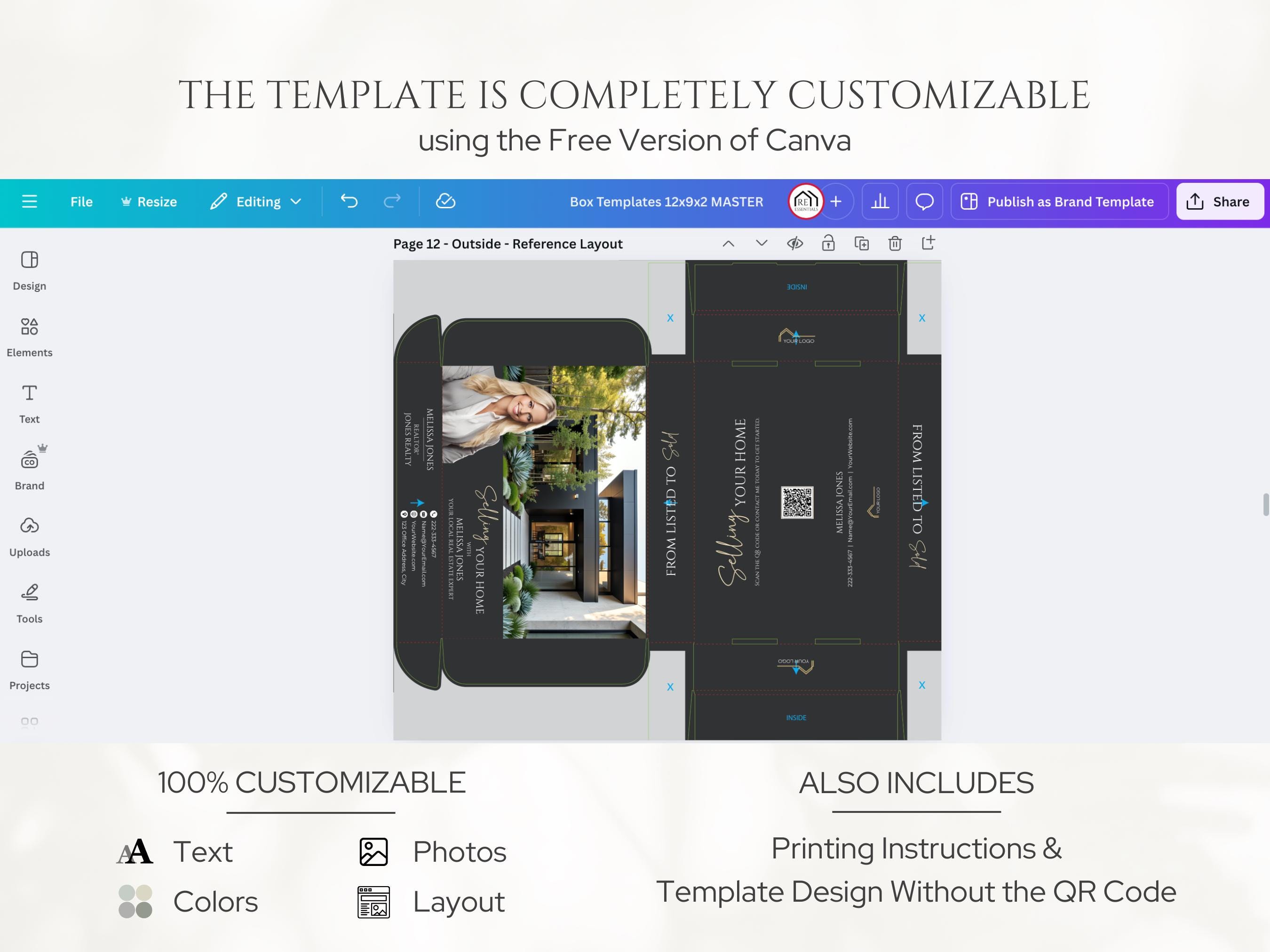 Pre Listing Presentation Box Template, Modern Real Estate Box, Luxury ...