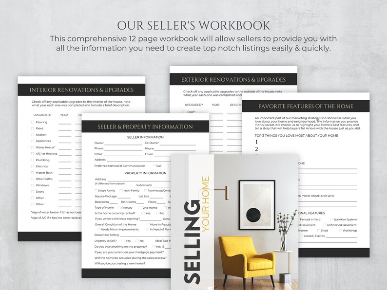 Buyer Questionnaire & Seller Questionnaire Real Estate Buyer - Etsy