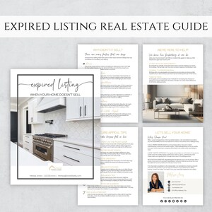 Real Estate Expired Listing Presentation, Expired Listing Guide Canva Template, Expired Real ...