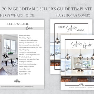 Seller Presentation Packet, Real Estate Marketing Template Sellers ...