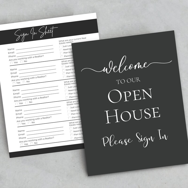 Open House Signs - Etsy