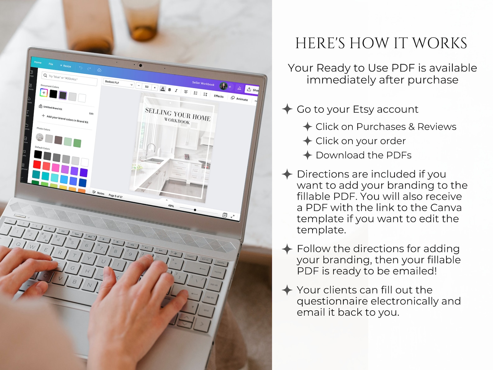Real Estate Seller Questionnaire, Pre-listing Workbook | PDF & Editable ...