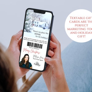Realtor Client Gift, Real Estate Textable Card, Christmas Real Estate ...