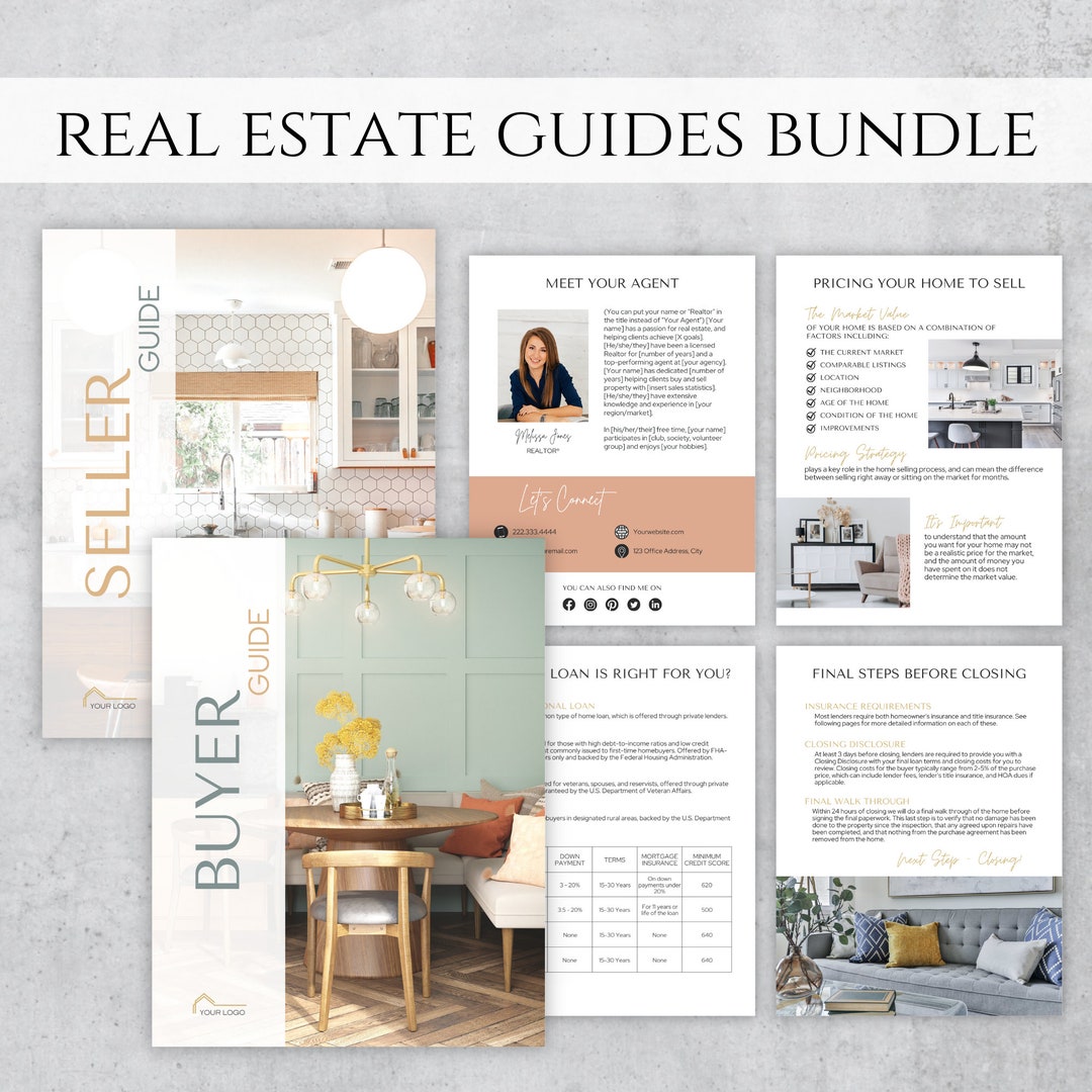 Real Estate Seller Presentation and Buyer Presentation Templates, Home ...
