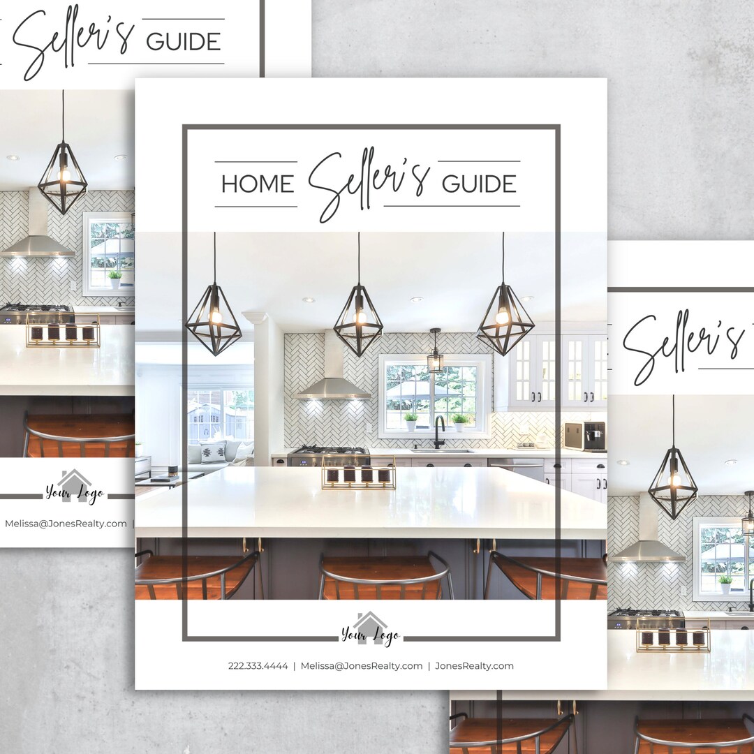 Sellers Guide Template, Real Estate Listing Presentation, Home Seller ...