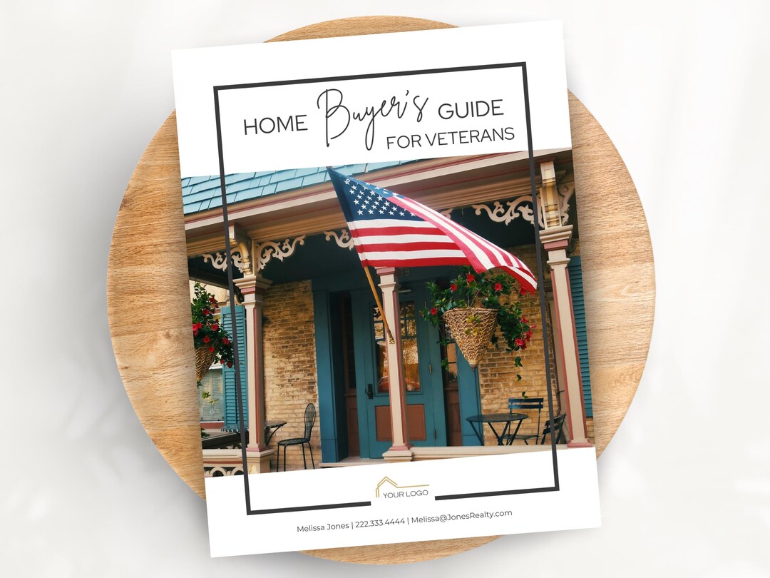 VA Home Buyer's Guide: Real Estate Template for Veterans (canva) - Etsy