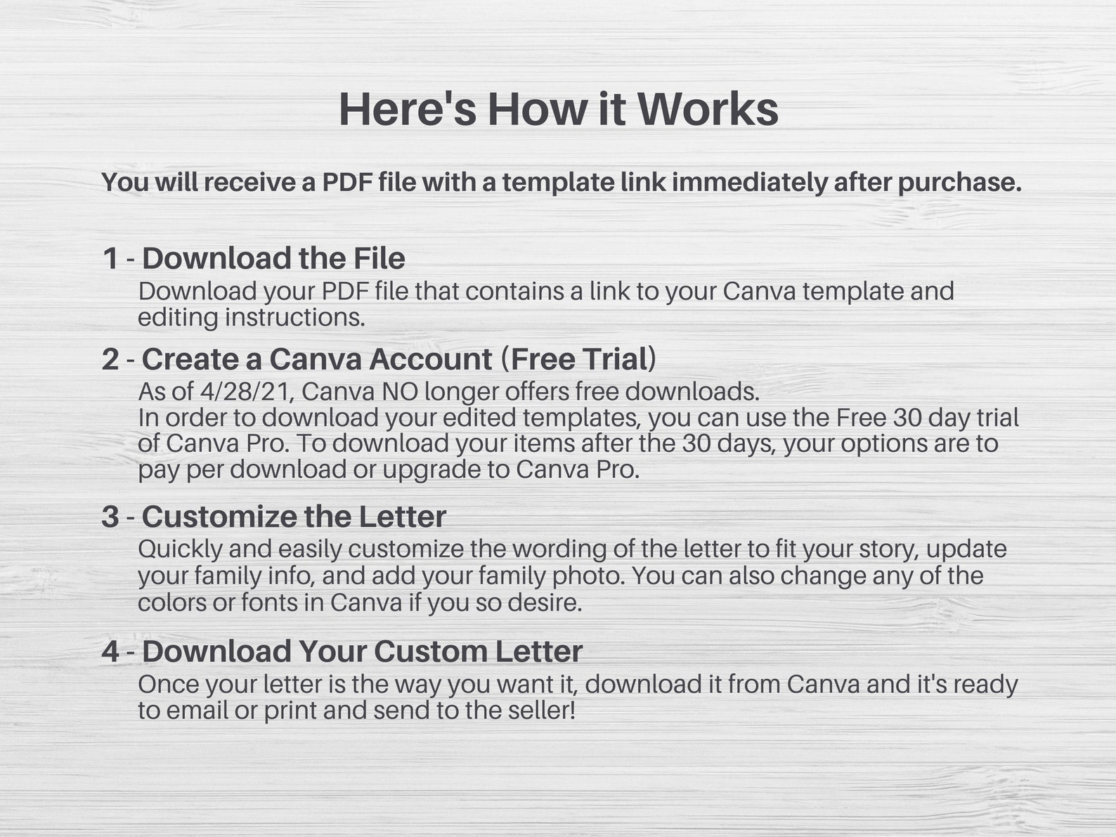 Home Buyer Letter Template Letter to Seller Home Offer | Etsy