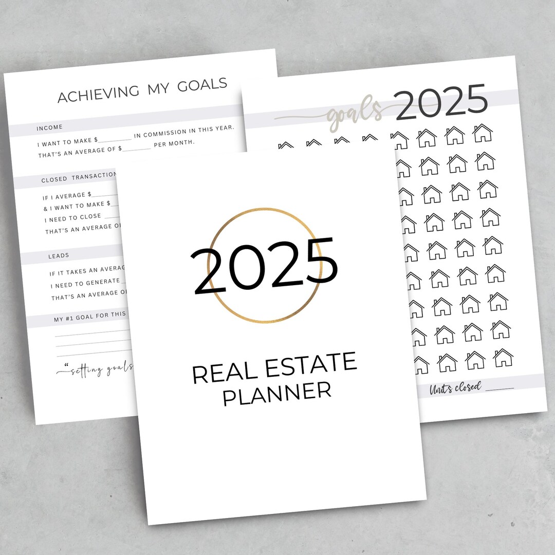 Realtor Printable Planner 2025, Real Estate Business Planner Template ...
