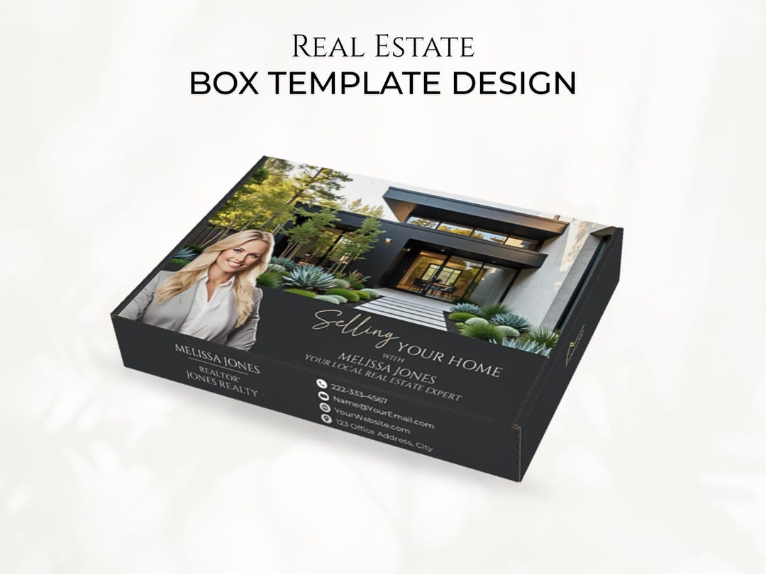 Pre Listing Presentation Box Template, Modern Real Estate Box, Luxury ...