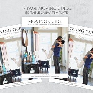 Moving Guide With Checklist, Real Estate Home Buyer Packet, Home Seller ...