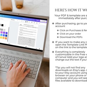 Mortgage Guide Flyer, Loan Officer Template, Quick Reference Sheet PDF, Editable Home Loan ...