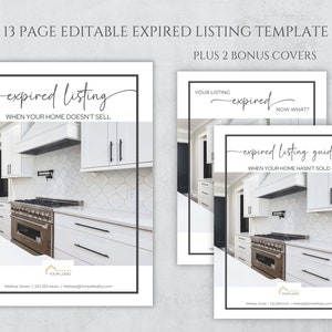 Real Estate Expired Listing Presentation, Expired Listing Guide Canva ...