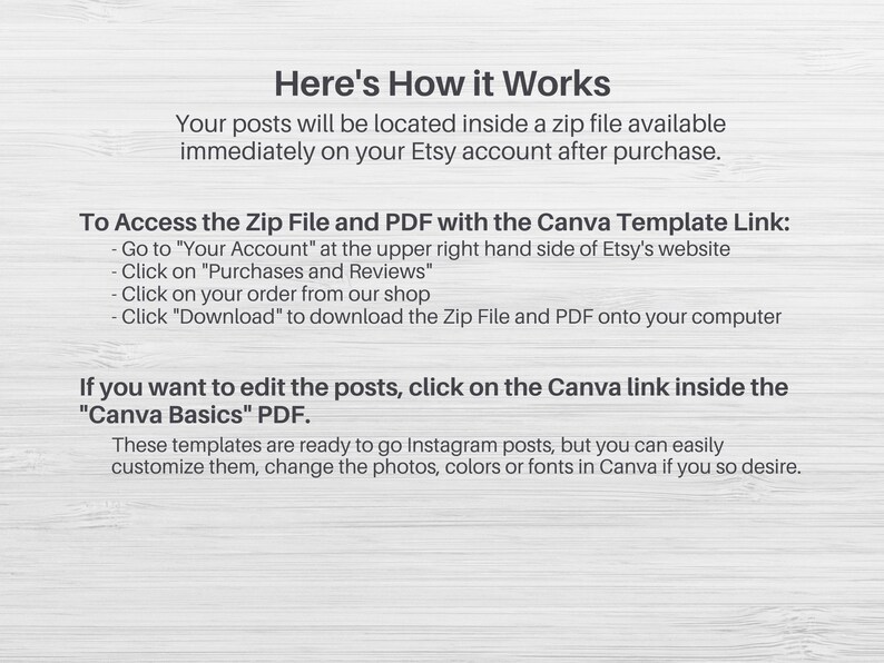 Real Estate Marketing Instagram Template Facebook Posts - Etsy