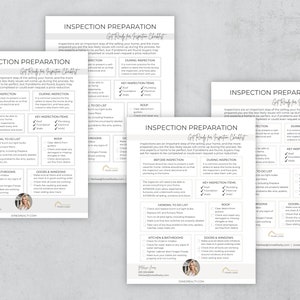 Inspection Checklist, Real Estate Seller Checklist, Home Inspection ...