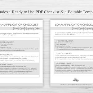 Mortgage Application Checklist, Mortgage Pre-approval, Real Estate ...
