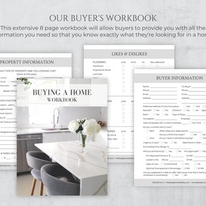 Client Questionnaire Real Estate, Packet for Buyers and Sellers ...