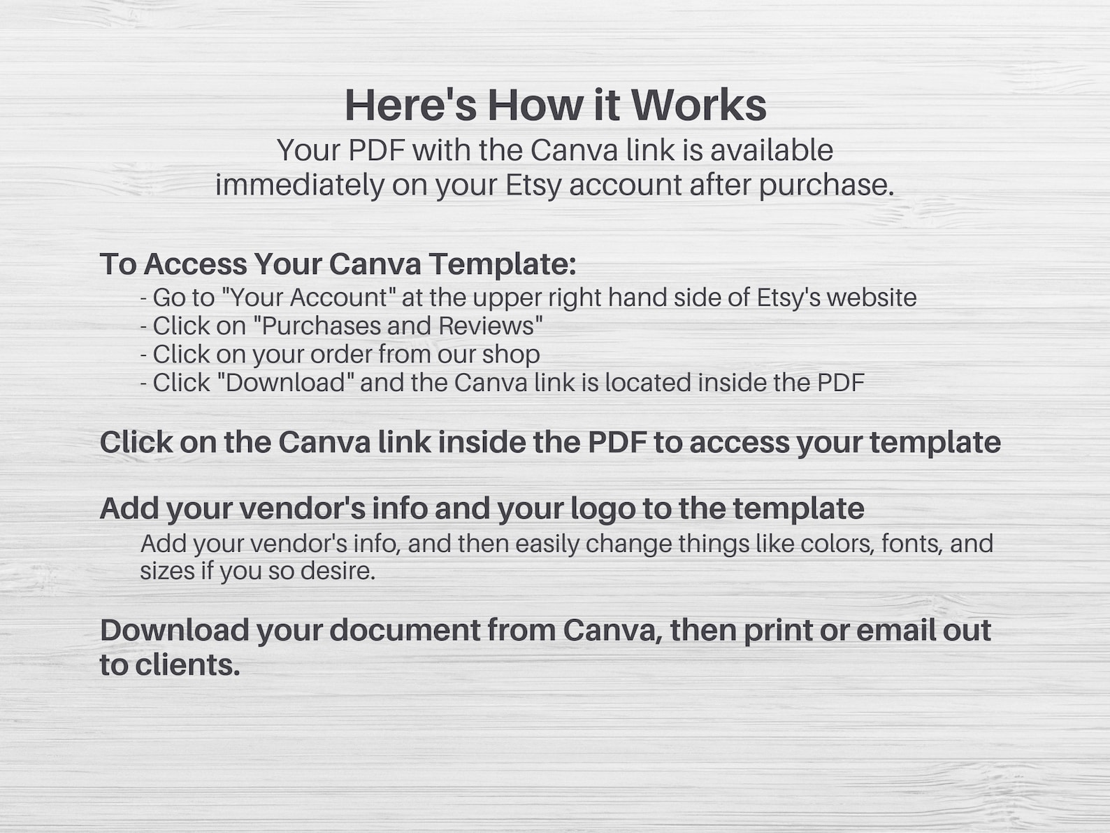 Real Estate Trusted Vendor List, Realtor Marketing Canva Template - Etsy