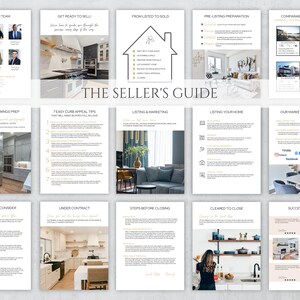 Buyers Guide & Sellers Guide Real Estate Templates, Realtor Packet ...