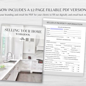 Real Estate Seller Questionnaire Pre-listing Workbook PDF & - Etsy
