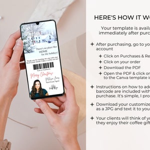 Realtor Client Gift, Real Estate Textable Card, Christmas Real Estate ...