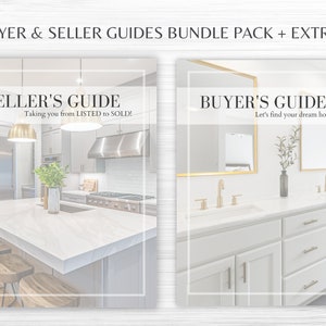 Real Estate Buyer Packet & Seller Packet Bundle, New Client Realtor ...