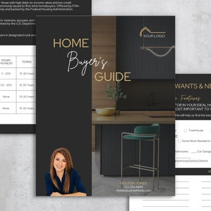 Buyer Guide Template, Real Estate Buyer Packet, Homebuyer Presentation ...