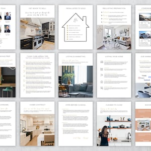 Realtor Seller Guide, Real Estate Home Seller Guide, Pre Listing Guide ...