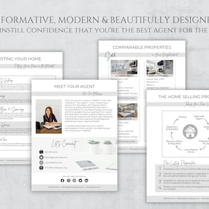 Listing Presentation for Real Estate, Sellers Guide, Realtor Listing ...