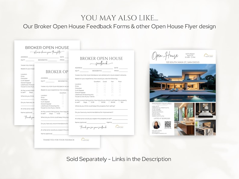 Broker Open House Flyer Template, Real Estate Broker Open House ...
