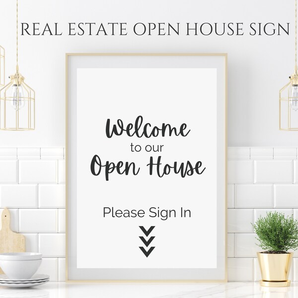 Open House Please Sign in Sign - Etsy