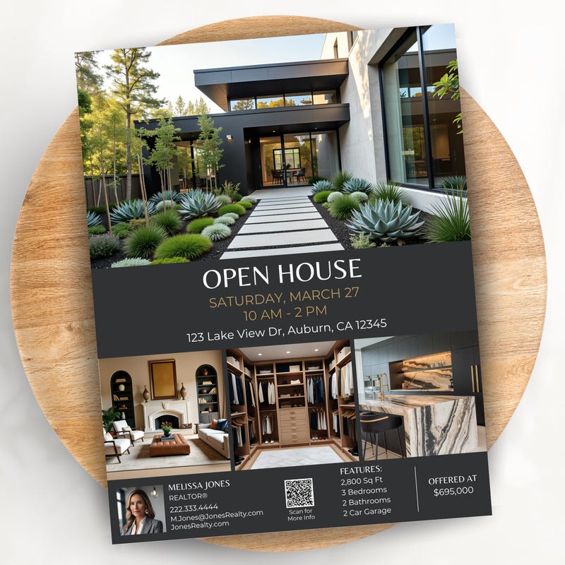 Modern Luxury Open House - Etsy