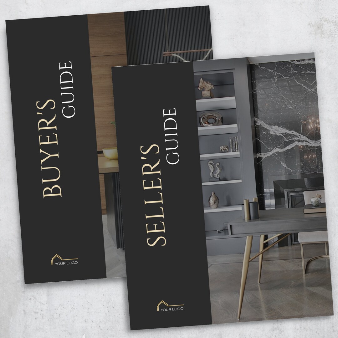 Luxury Seller Guide and Buyer Guide Bundle, Real Estate Templates Buyer ...