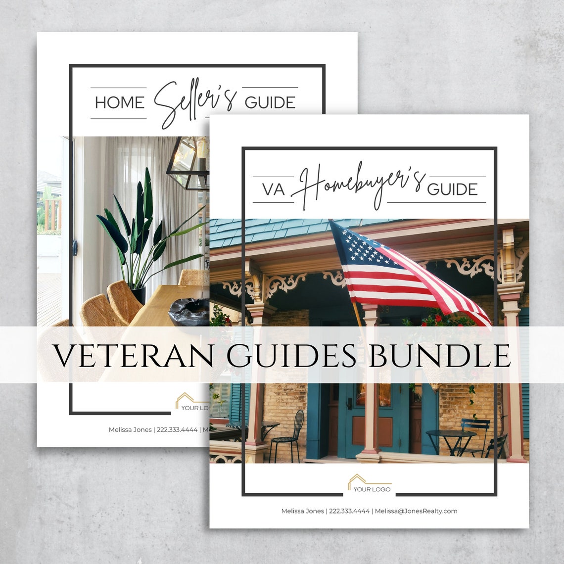 Veteran Homebuyer Guide & Seller Guide, Real Estate Guides Bundle, VA ...