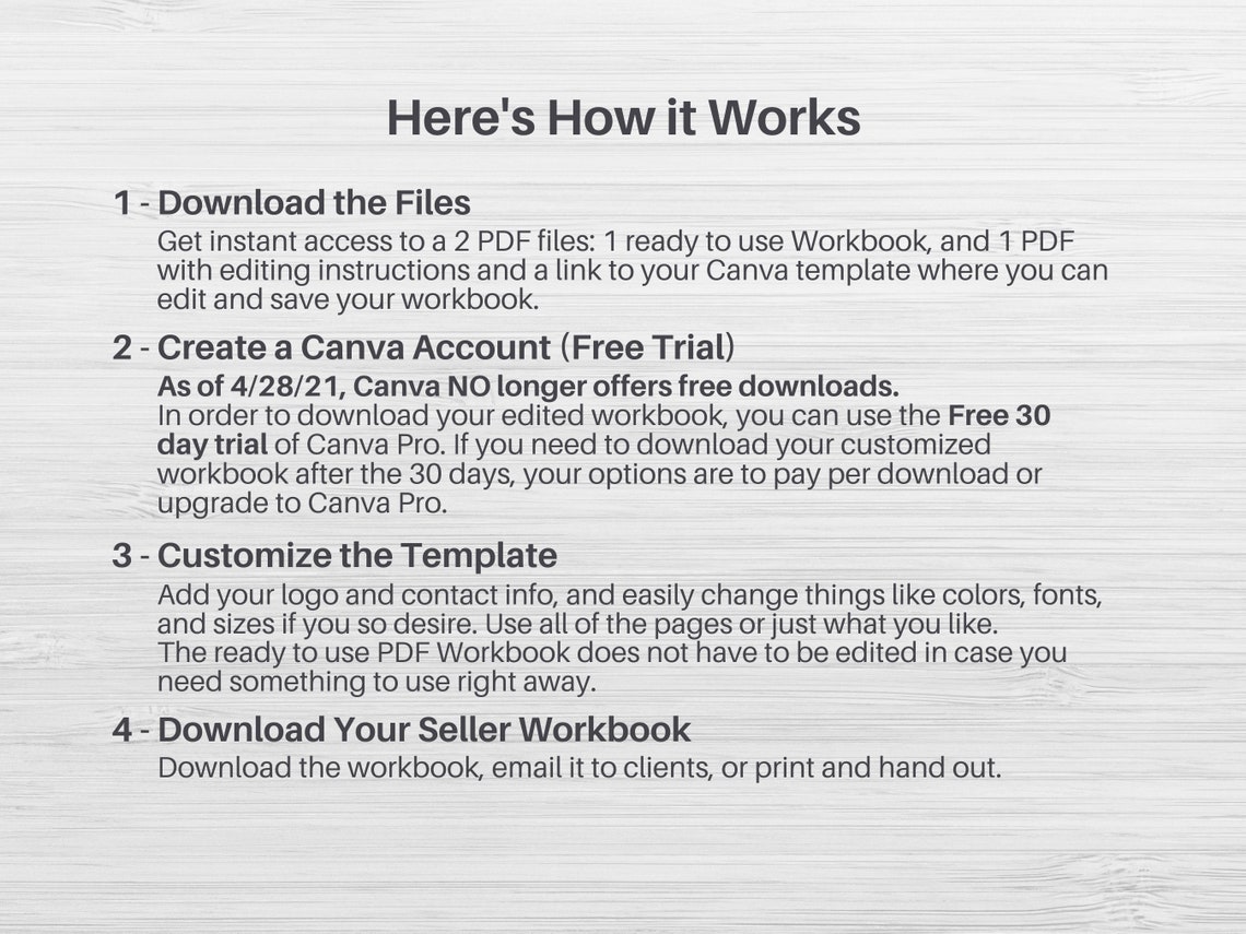 Real Estate Seller Questionnaire Pre-Listing Workbook PDF & | Etsy