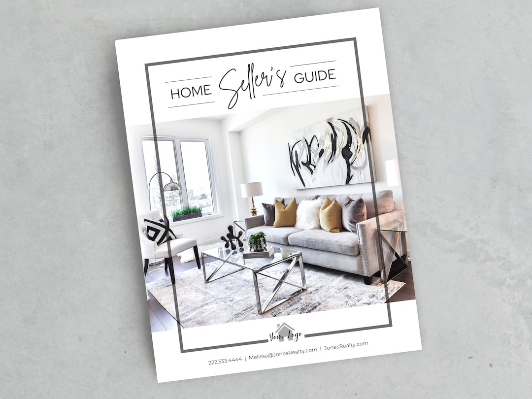 Listing Presentation for Real Estate, Sellers Guide, Realtor Listing ...