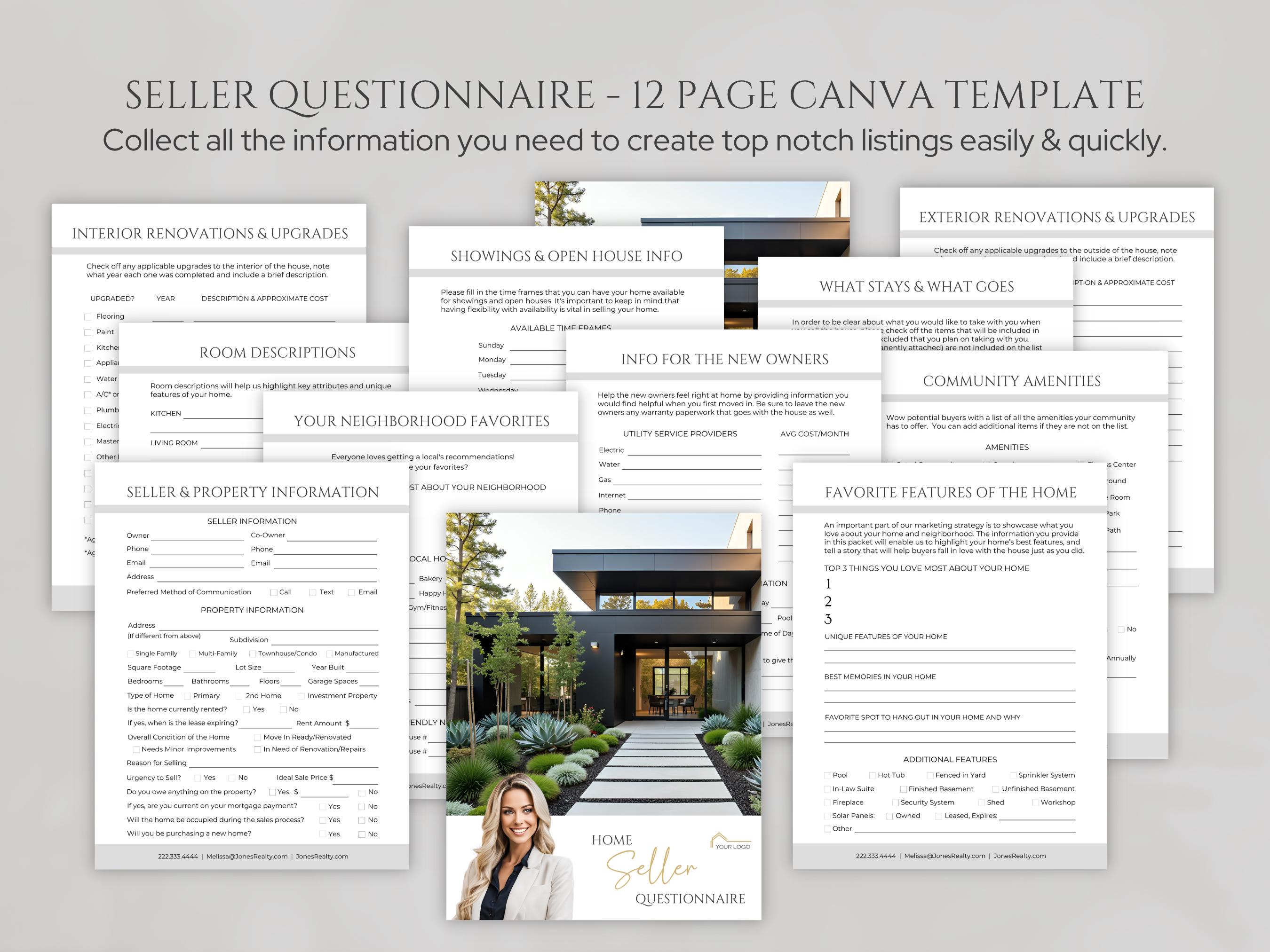CMA Box Templates Realtor Kit, Listing Presentation Box, Luxury Real ...