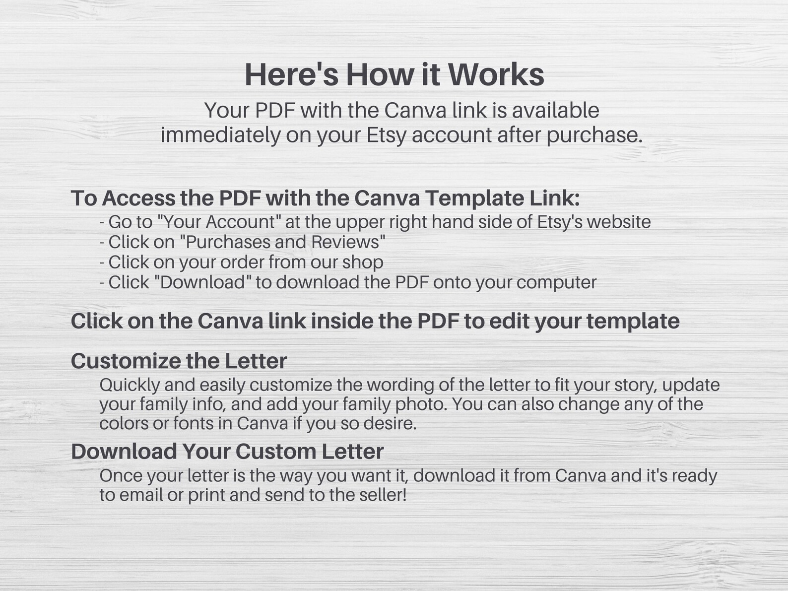 Home Offer Letter Letter to Seller Dear Seller Template - Etsy