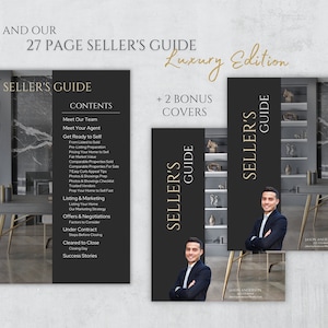 Luxury Seller Guide and Buyer Guide Bundle, Real Estate Templates Buyer ...