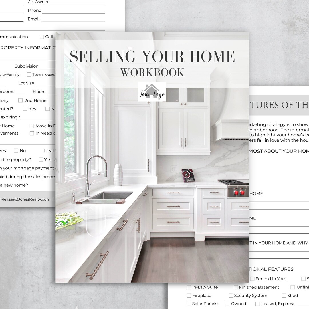 Real Estate Seller Questionnaire, Pre-listing Workbook | PDF & Editable ...