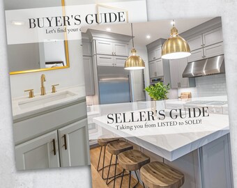 Seller Guide and Buyer Guide Bundle, Listing Presentation for Real ...
