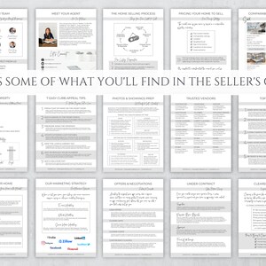 Seller Presentation Packet, Real Estate Marketing Template Sellers ...
