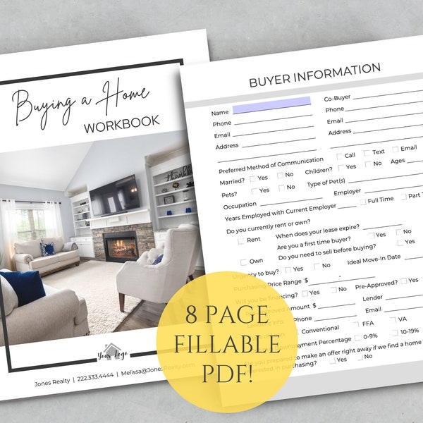 Client Intake Form Real Estate - Etsy